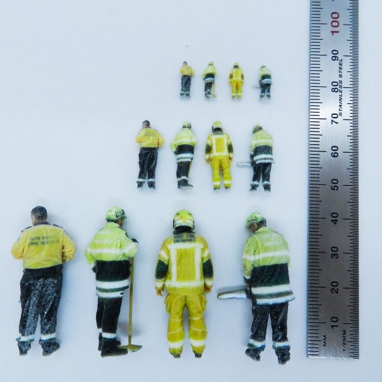 Scale Figures - Firefighters 1 - West Edge 3D
