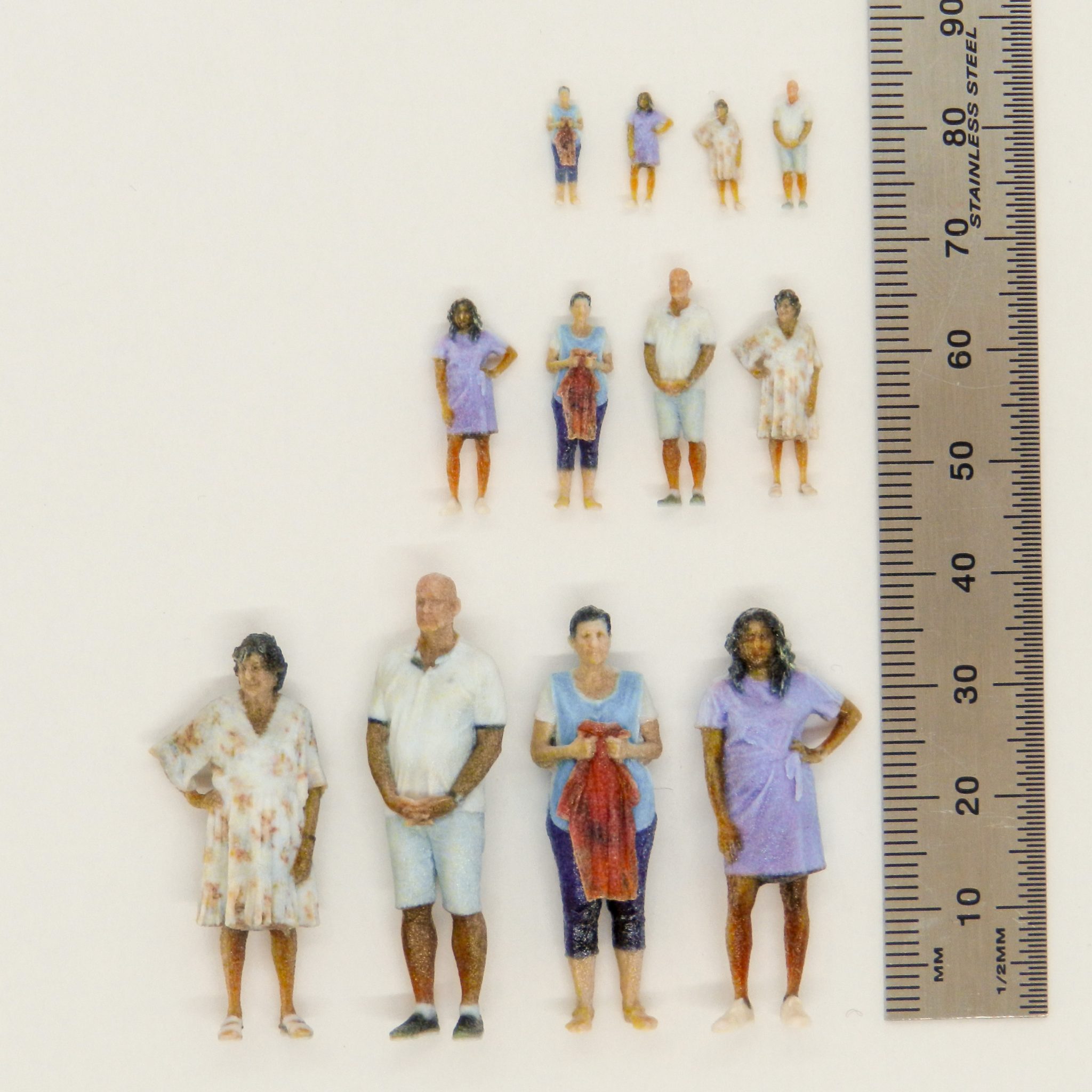 Scale Figures - Mixed People 2 - West Edge 3D