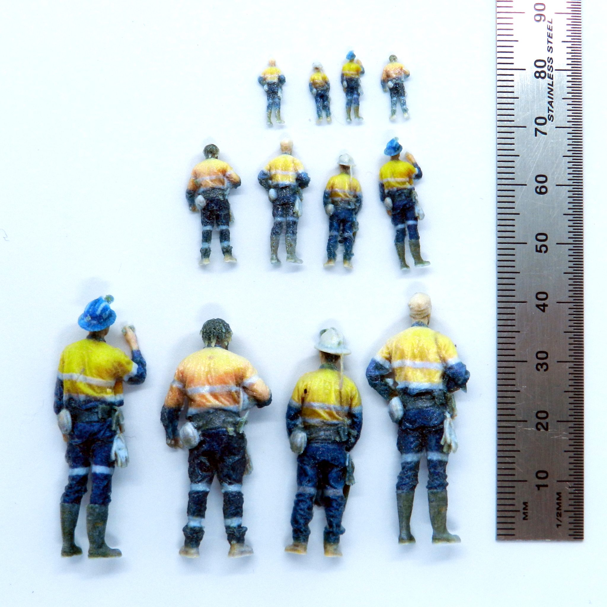 Scale Figures - Modern Miners 1 - West Edge 3D